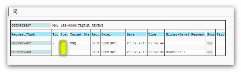 Release Edilmiş Bir Request, Tekrar Nasıl Modifable Yapılır?