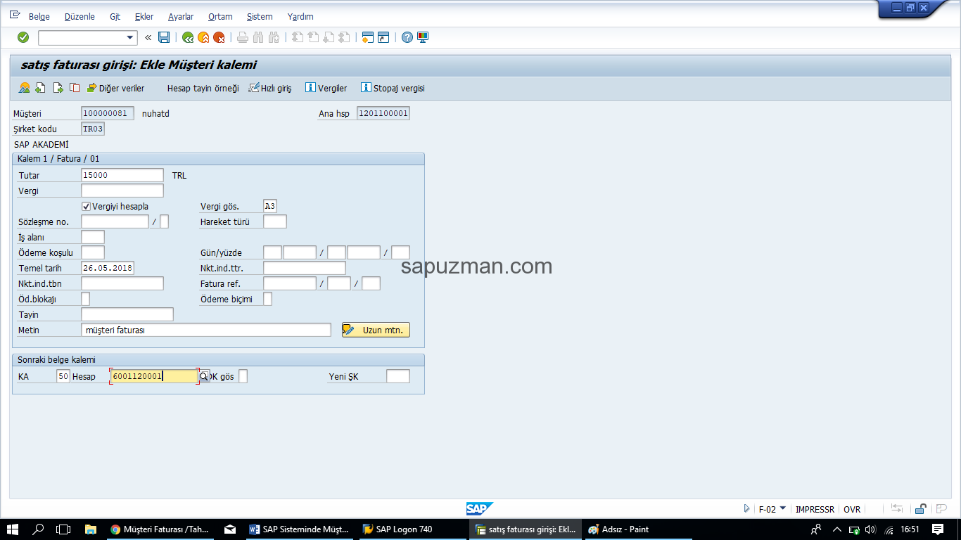 sap10 | SAP UZMAN - SAP FI, SAP CO, SAP SD, SAP MM, SAP HR, SAP PP, SAP ...