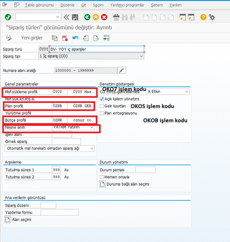 SAP Sisteminde YOY Süreci Nasıl Takip Edilir